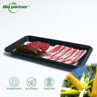 China Customizable Corn Starch PP Blister Meat Tray for Frozen Food Packaging 200g for sale