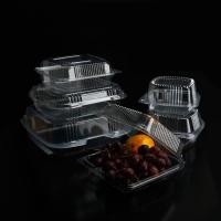 China Transparent Disposable Plastic Fast Food Packaging Takeaway Box for Sugar Industrial for sale