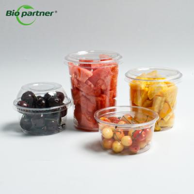 China Display Freezer Takeaway Vegetable Portable Salad Fruit Slicer Cup for Salad Display for sale