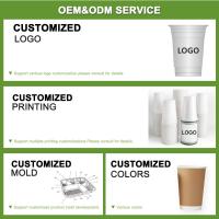 China Disposable Biodegradable Double Wall Coffee Cup 8oz 12oz Custom Logo Eco Friendly for sale