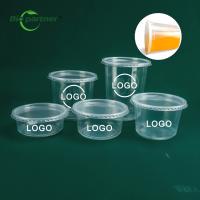China PP Plastic Clear Soup Deli Cup Container with Lid 8oz to 32oz Microwave Safe Food Storage for sale