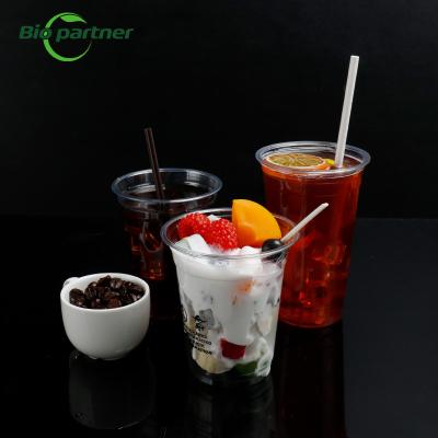 China Disposable PLA Cups for Drinking Coffee Milk Tea 10oz 12oz 16oz 20oz 24oz 32oz for sale