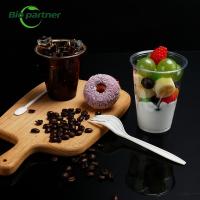 China Customized Size Pet Clear Transparent Cold Boba Dessert Parfait Coffee Juice Cup for sale