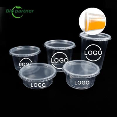 China Disposable 8-32oz PET PP Deli Bowl Salad Container with Lid for Food Storage Soup for sale