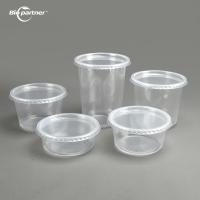China Disposable 8-32oz PET PP Deli Bowl Salad Container with Lid for Food Storage Soup for sale