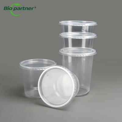 China Clear Plastic Takeout Food Tub 8oz to 32oz Soup Cup Bowl with Lids PP Deli Containers for sale