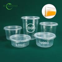 China Clear Plastic Takeout Food Tub 8oz to 32oz Soup Cup Bowl with Lids PP Deli Containers for sale