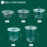 China Clear Plastic Takeout Food Tub 8oz to 32oz Soup Cup Bowl with Lids PP Deli Containers for sale