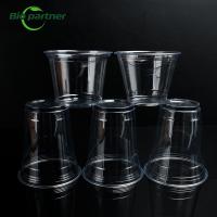China Customized Biodegradable PLA Cold Drinking Parfait Cup 10oz to 32oz with Lid for sale