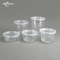 China Customized Color Disposable Deli Container PP PET PLA Dessert Cups Fresh Fruit Salad for sale
