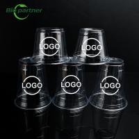 China Biopartner 10oz to 24oz Biodegradable PLA Clear Cold Beverage Cups for Milk for sale