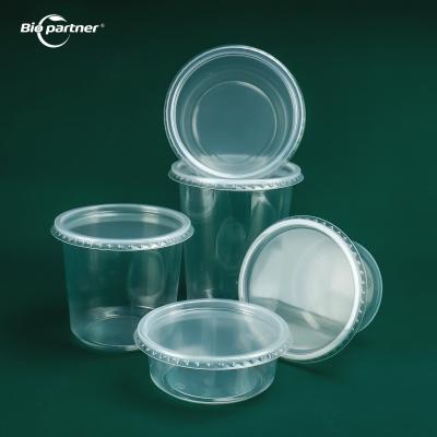 China Disposable Clear PP Plastic Soup Take Out Cup Bowl with Lid 8oz to 32oz Custom Logo for sale