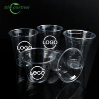 China Eco-friendly PLA Cup 12oz 16oz 20oz 24oz for Cold Coffee Boba Tea Takeaway for sale
