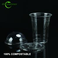 China 9/10/12/16/20/24/32oz Capacity PLA Cups Biodegradable and Recyclable for Cold Drinks for sale