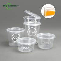 China Round PET Plastic Food Storage Containers 8oz to 32oz Takeaway Salad Deli Bowls with Lids for sale