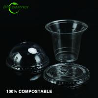 China Biodegradable Cold Drinks Coffee Milk Tea Cups With Lids Degradable PLA Cups Production for sale