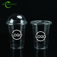 China PLA 100% Compostable Cups for Take Away Dessert Milk Tea Cold Drink for sale