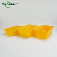 China PP Customized Color Disposable Frozen Food Tray Meat Packaging Tray 200ml Food Grade for sale