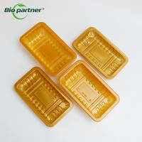 China Customized Color PP MAP Meat Container Black Frozen Food Box Packaging for Supermarket for sale