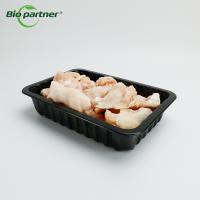 China Food Grade PP Plastic Black Tray 200ml for Fruit Vegetable Meat Packaging for sale