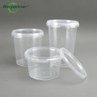 China Tamper Evident Round Plastic Pp Pet Disposable Salad Fruit Vegetable Nuts Deli Container Cup With Lid for sale
