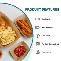 China Eco-Friendly Disposable Red Paper Food Boats for Festival Mini Snacks Custom Size 100000 MOQ for sale