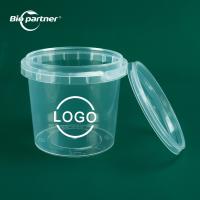 China Clear Leakproof PP Plastic Disposable Deli Cups with Lids 8oz to 32oz BPA Free Food Storage for sale