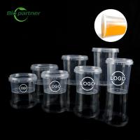 China Disposable PP Food Container 8oz 32oz Fruit Salad Bowl with Tamper Proof Lids for sale