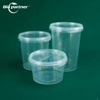 China Disposable PP Food Container 8oz 32oz Fruit Salad Bowl with Tamper Proof Lids for sale