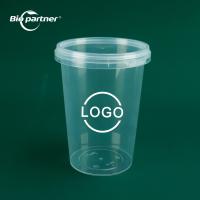 China Takeaway Tamper Evident Deli Cup Pet Packaging Bowl Custom Logo Disposable Recyclable for sale