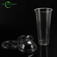 China Custom Biopartner Eco-Friendly PLA Cup 10oz to 32oz Biodegradable Drinking Cup for sale