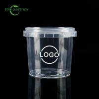 China Tamper Evident Dessert Yogurt Round Food Storage Box Ideal for Back to School Needs for sale