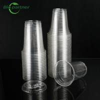 China Custom Biopartner Eco-Friendly PLA Cup 10oz to 32oz Biodegradable Drinking Cup for sale