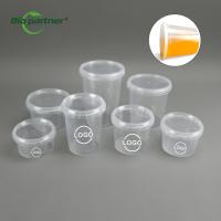 China Disposable Deli Soup Cup Storage with Round Clear Restaurant To Go Plastic Packaging for sale