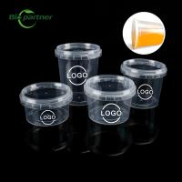 China Disposable Eco-friendly Tamper Evident Plastic Soup Food Storage Container with Lid for sale