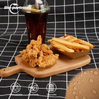 China Biodegradable Paper Food Tray Boat Shape Disposable To Go 100000 MOQ Custom Size for sale