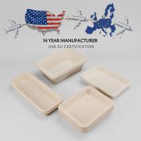 China Disposable Biodegradable 9 Compartment Divided Fruit Tray Corn Starch 20000pcs for sale