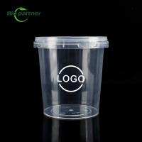 China CLASSIC Design Style Round Disposable Plastic Pp Tamper Proof Food Storage Containers for sale