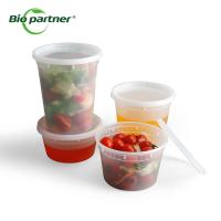 China Custom Logo PP Clear PET Disposable Salad Food Container 250-950ml BPA Free for sale