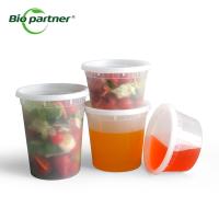 China Customized Color Freezer Pet Disposable Portion Plastic Salad Cup for Deli Containers for sale