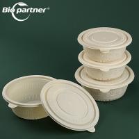 China 100% Biodegradable Disposable Ramen Bowl 750ml with Lid and Spoon Eco Friendly for sale