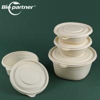 China 100% Biodegradable Disposable Ramen Bowl 750ml with Lid and Spoon Eco Friendly for sale