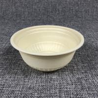 China Cornstarch Disposable Round Food Container 10oz to 40oz for Salad for sale