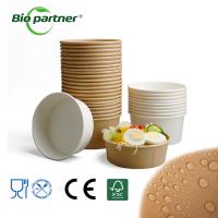 China Biodegradable Sugarcane Bagasse Pulp Bowl with Lid 12oz 32oz Compostable Takeaway Salad Bowl for sale