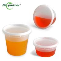 China Disposable Round PP Plastic Clear Deli Food Container 250ml to 950ml Microwave Safe for sale