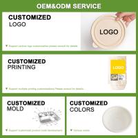China Disposable Round Corn Starch Bowls 250ml for Food Container To Go Fast Food for sale