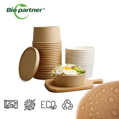 China Biodegradable Sugarcane Bagasse Pulp Bowl 12oz 32oz Compostable Takeaway Food Container for sale