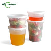 China Clear PP Plastic Deli Food Storage Containers 8 oz 16 oz 32 oz with Lock Lid for sale