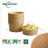 China 12oz 32oz Biodegradable Sugarcane Bagasse Pulp Bowl with Lid for Takeaway Food for sale