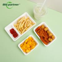 China Sugarcane Bagasse Food Box for Fried Chicken Roasted Wings Natural Color 100000 MOQ for sale